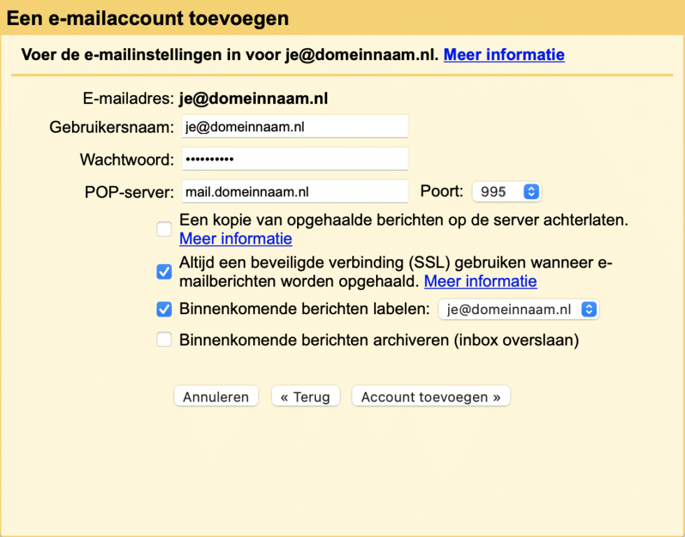 Zo voeg je jouw e-mailadres toe aan een mailprogramma - Mijn online start